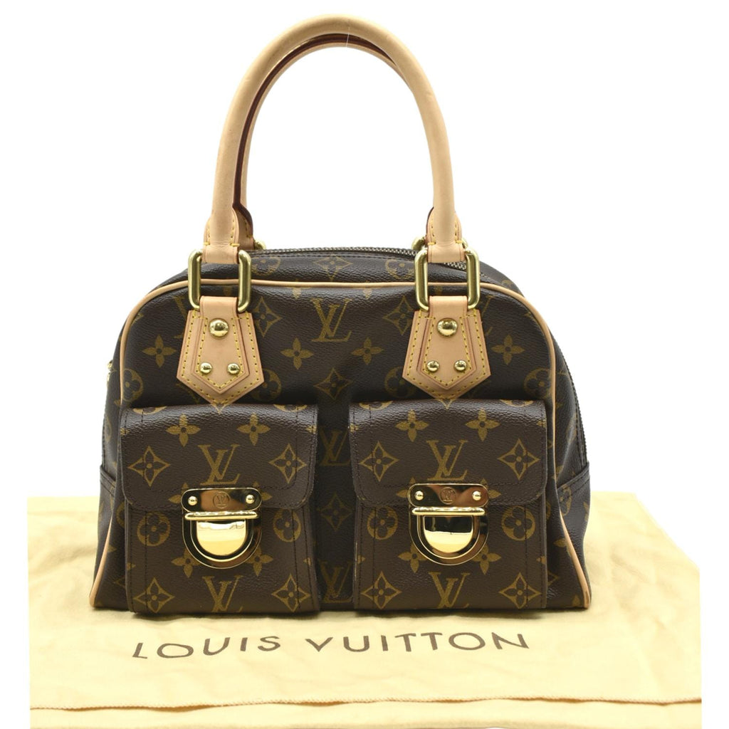 Louis Vuitton Manhattan PM Monogram Canvas Satchel Bag