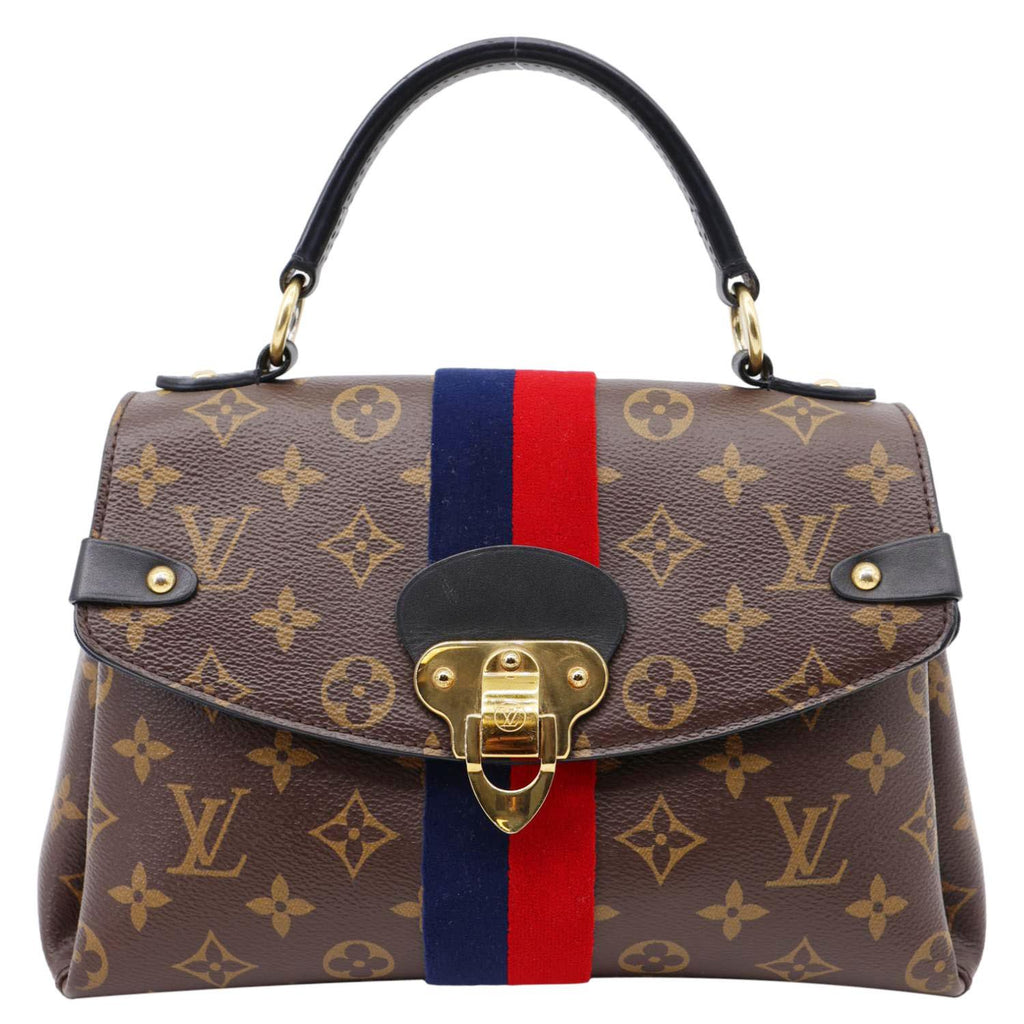 LOUIS VUITTON Georges BB Monogram Canvas Shoulder Bag Brown