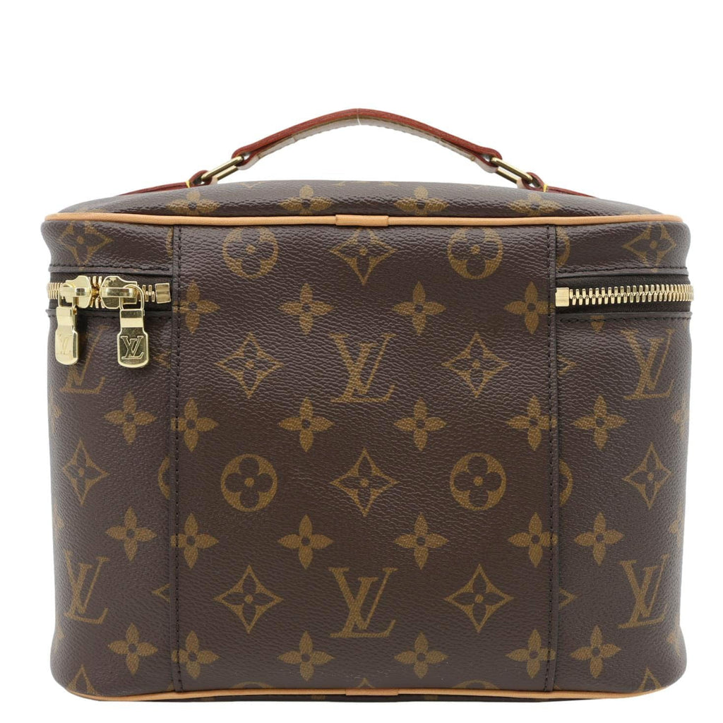 LOUIS VUITTON Nice BB Monogram Canvas Vanity Case Brown