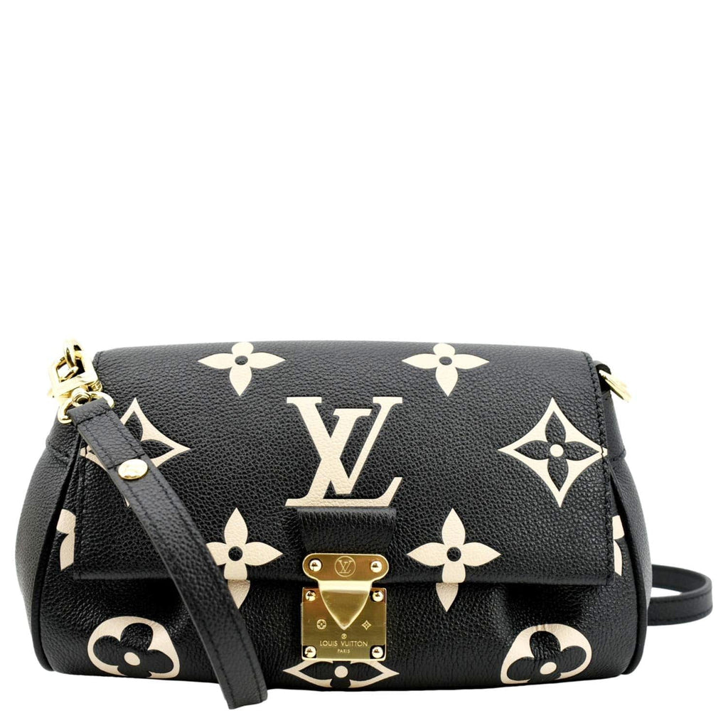 LOUIS VUITTON Favorite Monogram Empreinte Shoulder Bag Bicolor