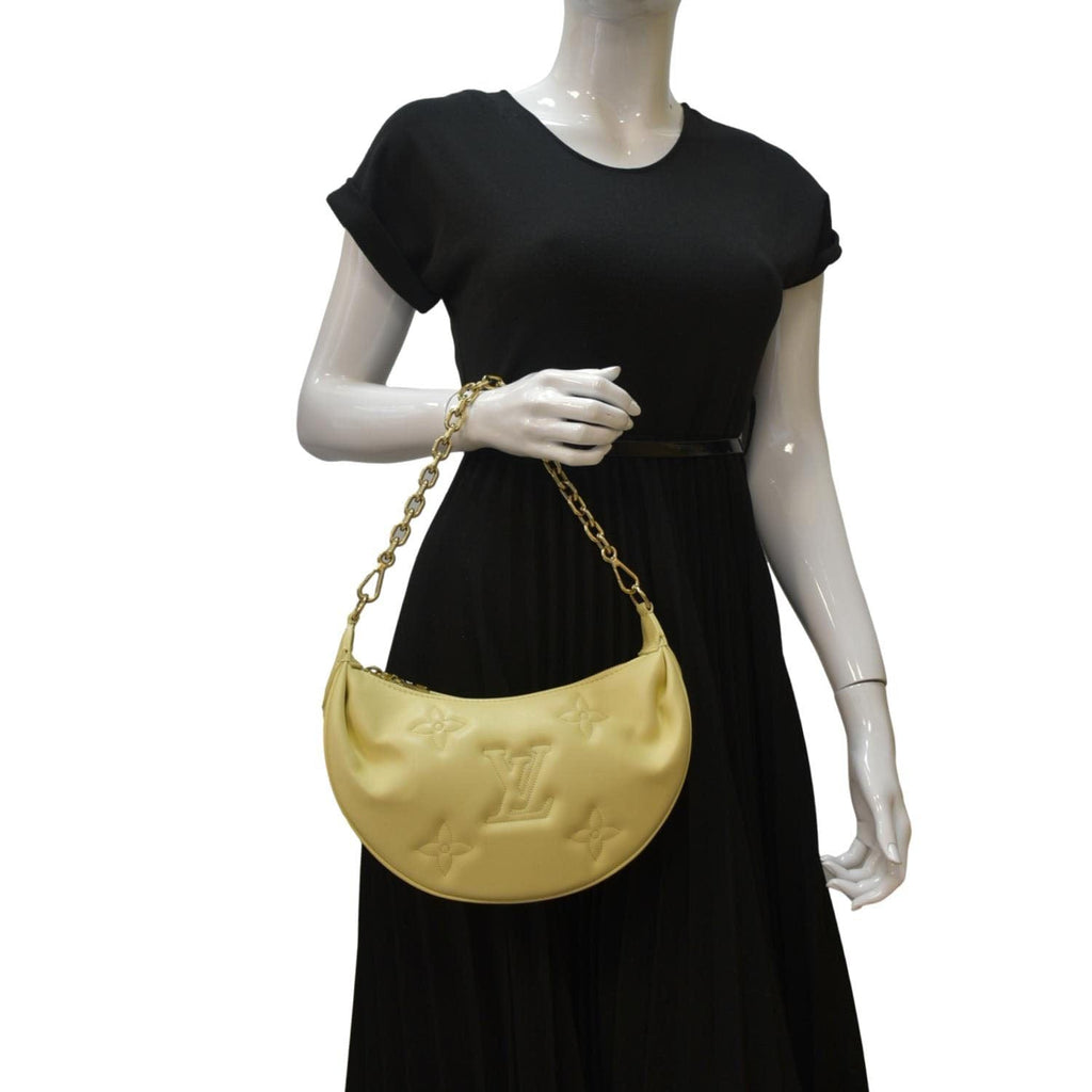 LOUIS VUITTON Over The Moon Bubblegram Calf Leather Crossbody Bag Bana