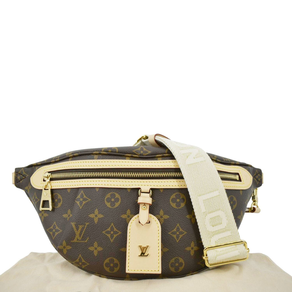 LOUIS VUITTON High Rise Monogram Canvas Bumbag Brown