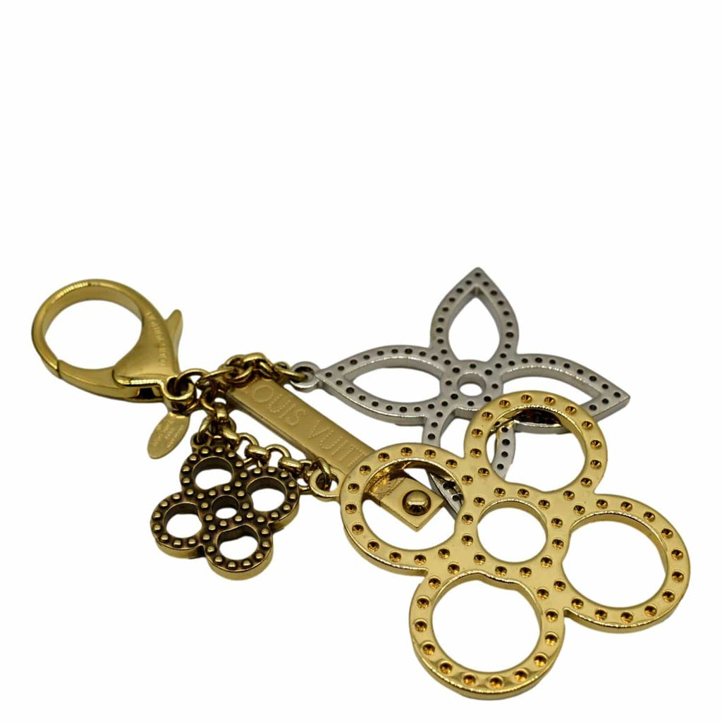 LOUIS VUITTON Bijoux Sac Tapage Key Chain Bag Charm Gold