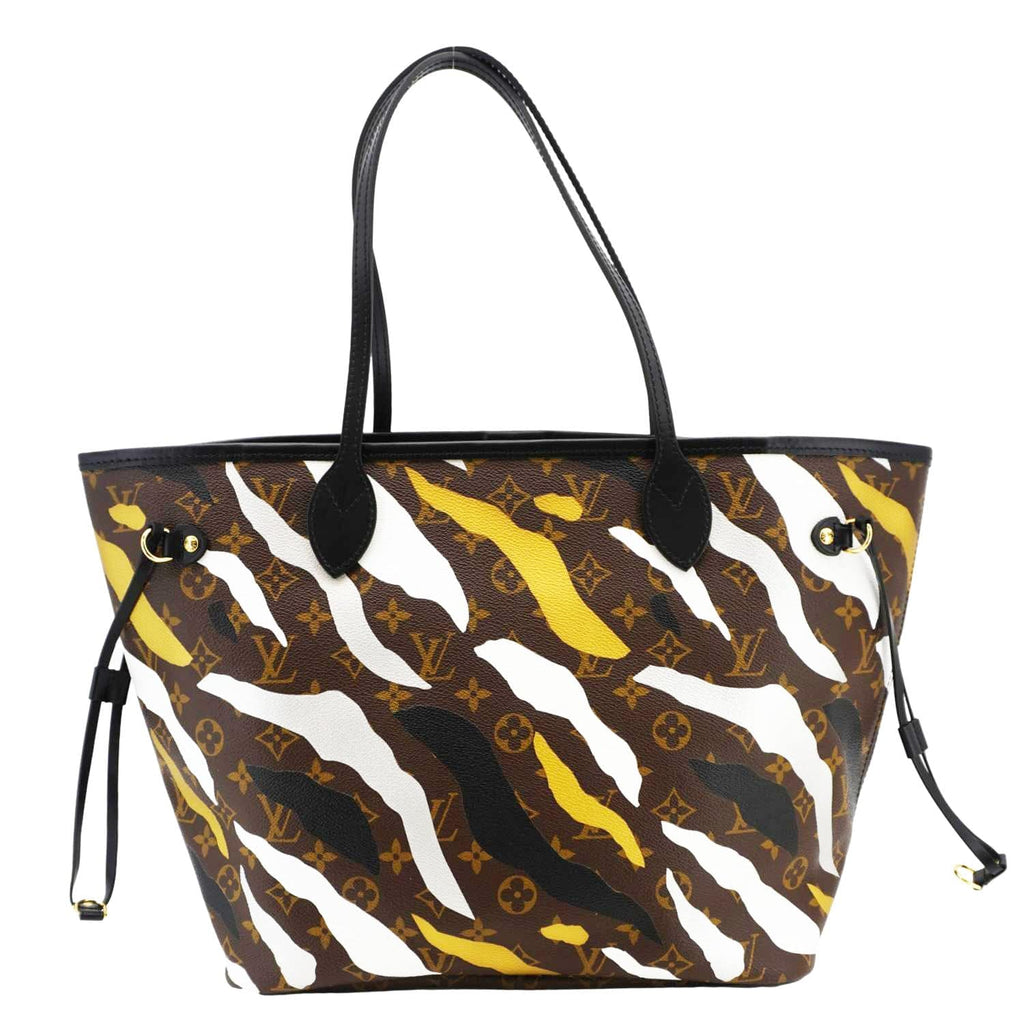 LOUIS VUITTON X LOL Neverfull MM Monogram Canvas Brown Tote Bag