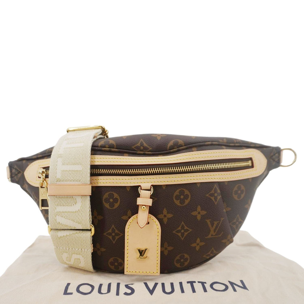 LOUIS VUITTON High Rise Monogram Canvas Bumbag Brown