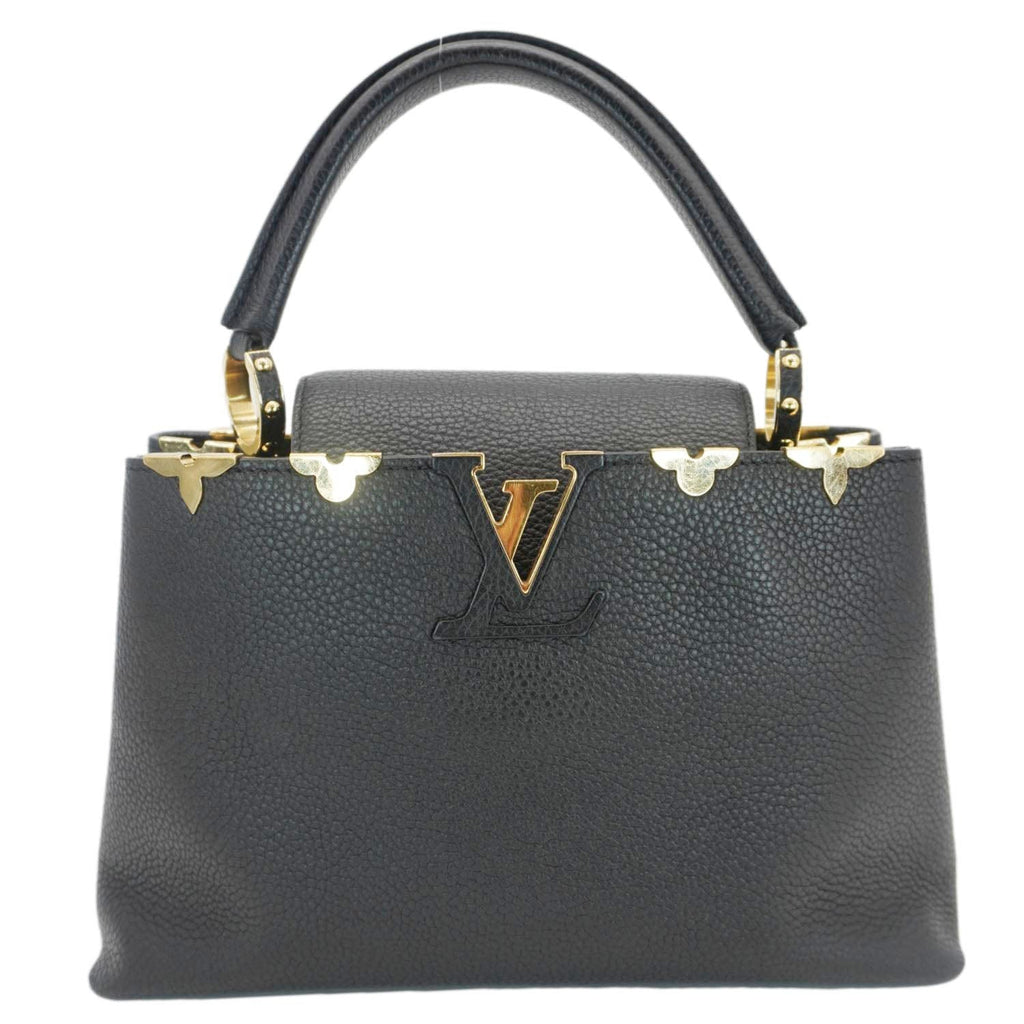 LOUIS VUITTON Capucines Crown Flowers Taurillon Leather Shoulder Bag B