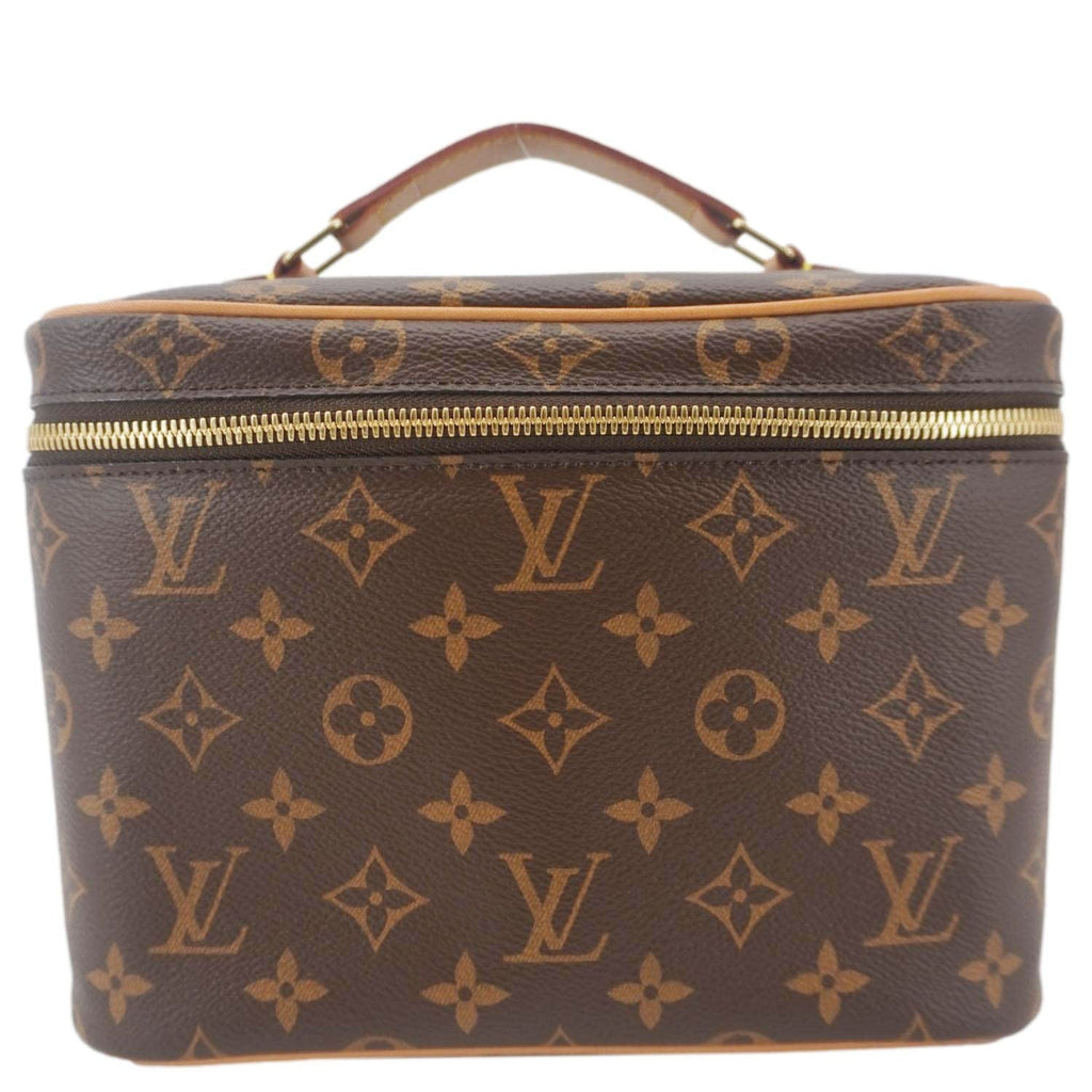 LOUIS VUITTON Nice BB Toiletry Monogram Canvas Vanity Case Brown