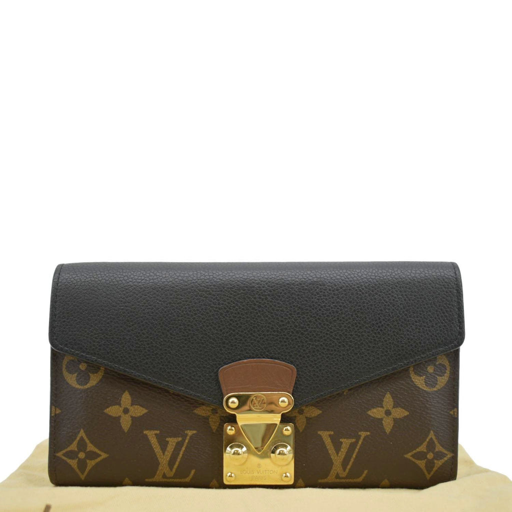 LOUIS VUITTON Monogram Canvas Pallas Brown Wallet