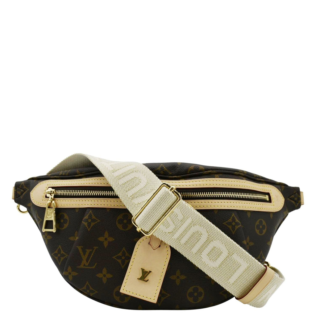 LOUIS VUITTON High Rise Monogram Canvas Bumbag Brown