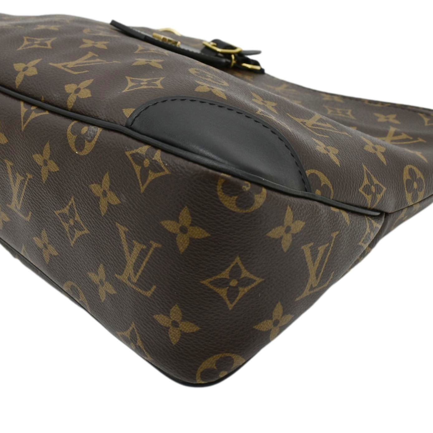 LOUIS VUITTON Odeon MM Monogram Canvas Brown Shoulder Bag