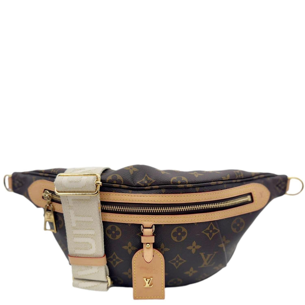 LOUIS VUITTON High Rise Monogram Canvas Bumbag Brown