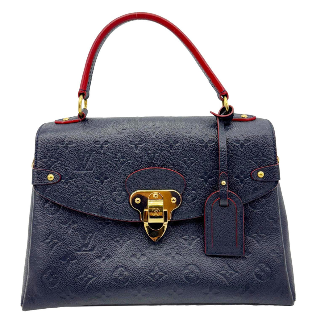 LOUIS VUITTON Georges MM Monogram Shoulder Bag Marine Rouge