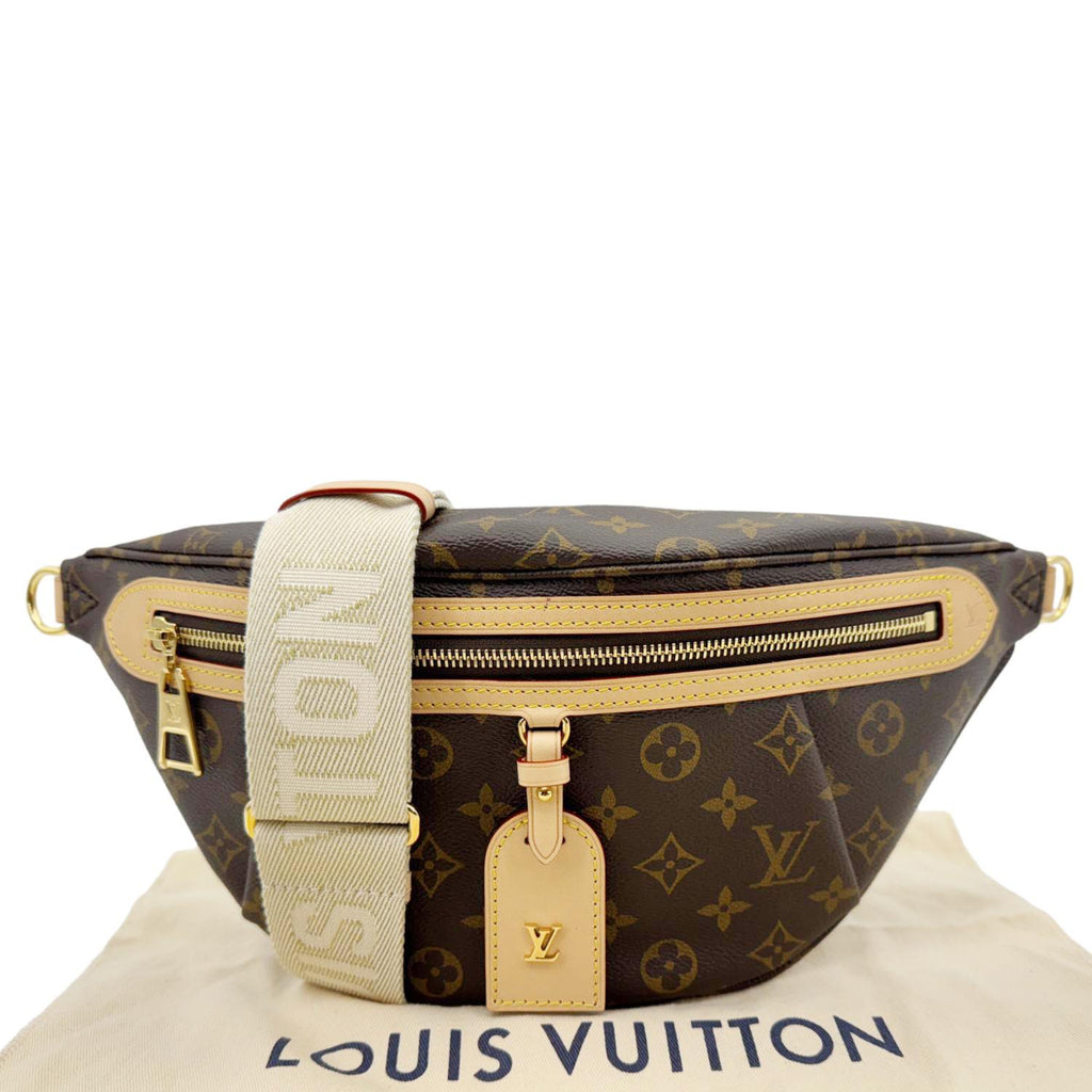 LOUIS VUITTON High Rise Monogram Canvas Bumbag Brown
