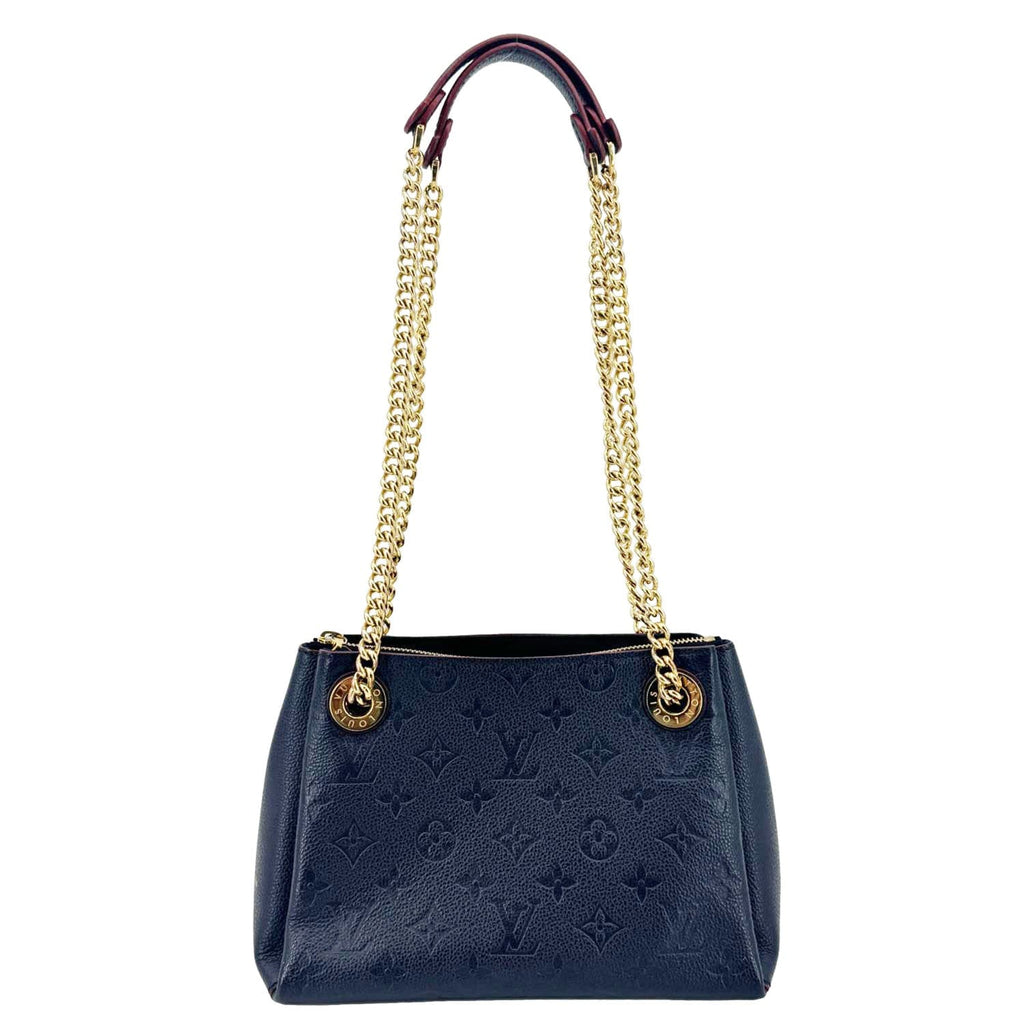 Louis Vuitton Surene BB Empreinte Shoulder Bag Navy Blue