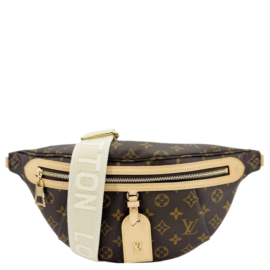 LOUIS VUITTON High Rise Monogram Canvas Bumbag Brown