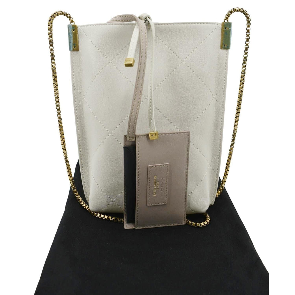 Yves Saint Laurent Suzanne Chain Leather Shoulder Bag