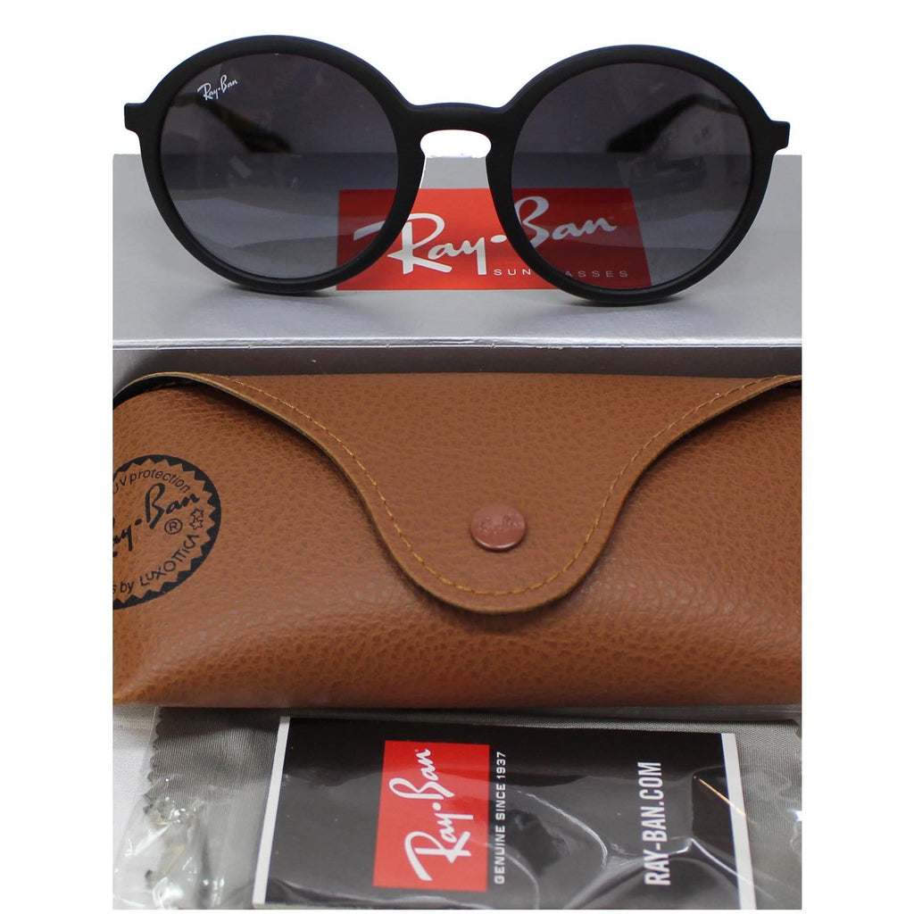 RAY-BAN RB4222 622/8G 50 Sunglasses Black Rubber / Grey Gradient Lens