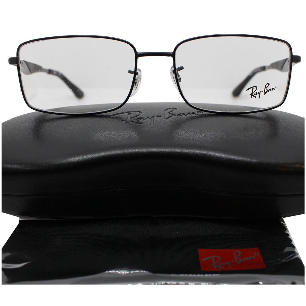 Ray-Ban RX6284-2503 55mm Matte Black Frame Eyeglasses Demo Lens