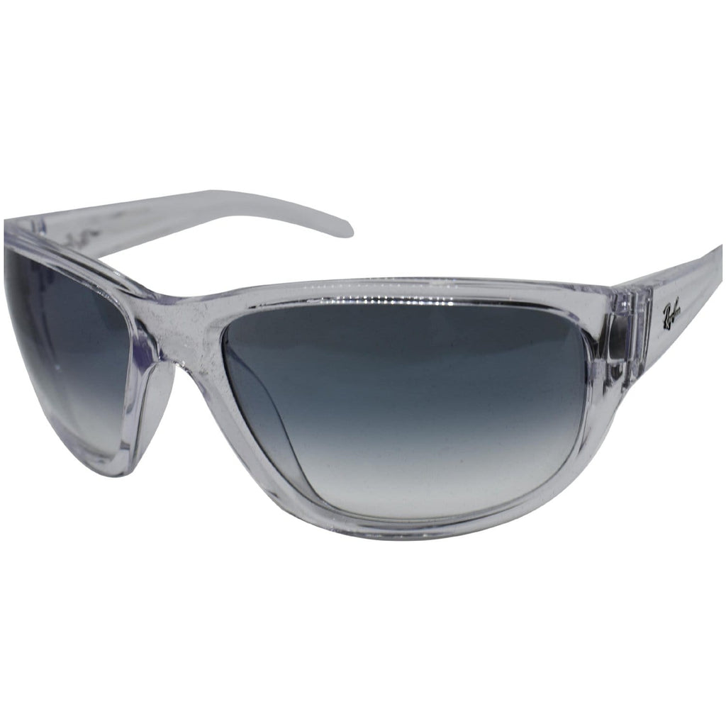 Ray-Ban Transparent Frame Sunglasses Blue Gradient Lens