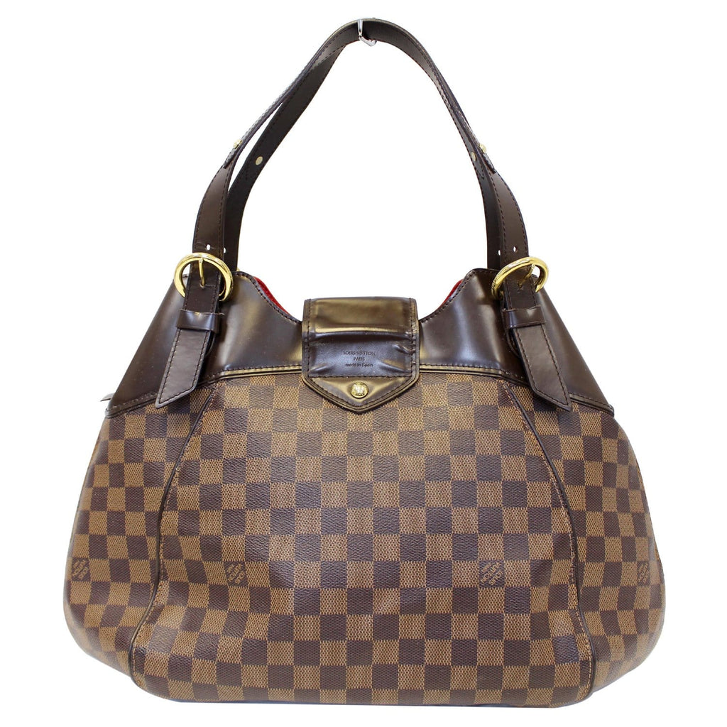 LOUIS VUITTON Sistina GM Damier Ebene Shoulder Handbag