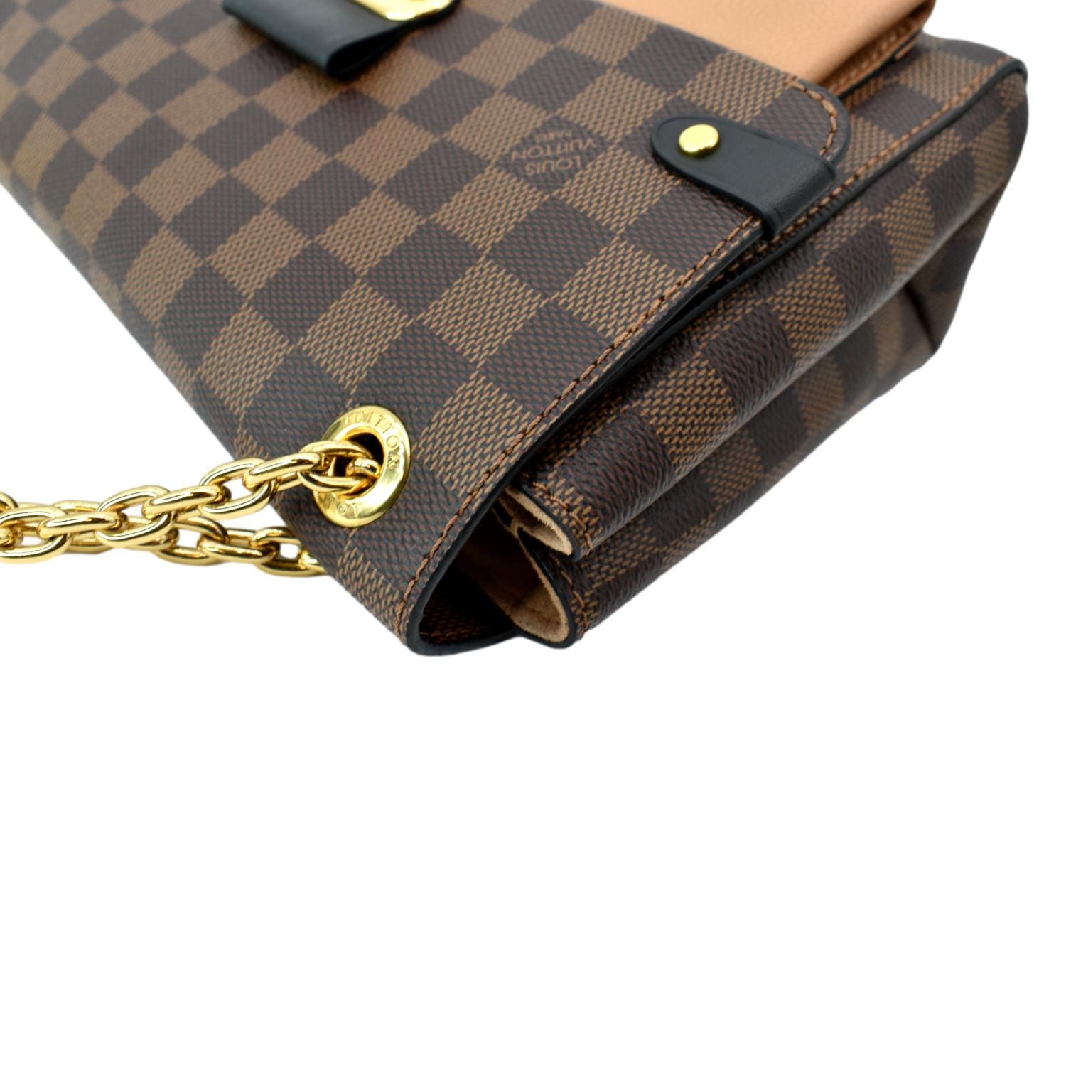 LOUIS VUITTON Vavin PM Damier Ebene Shoulder Bag Brown