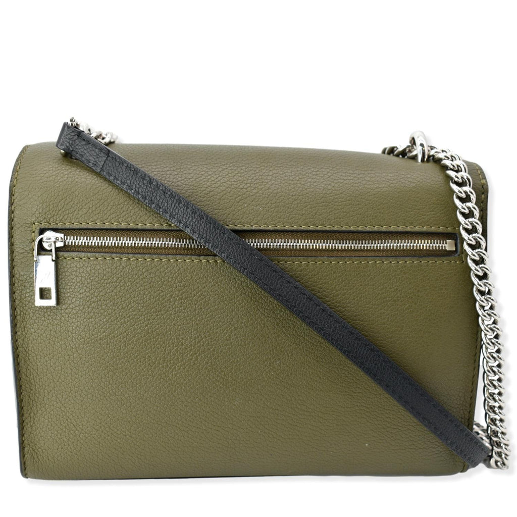 LOUIS VUITTON Mylockme Chain Calf Leather Chain Shoulder Bag Green - N