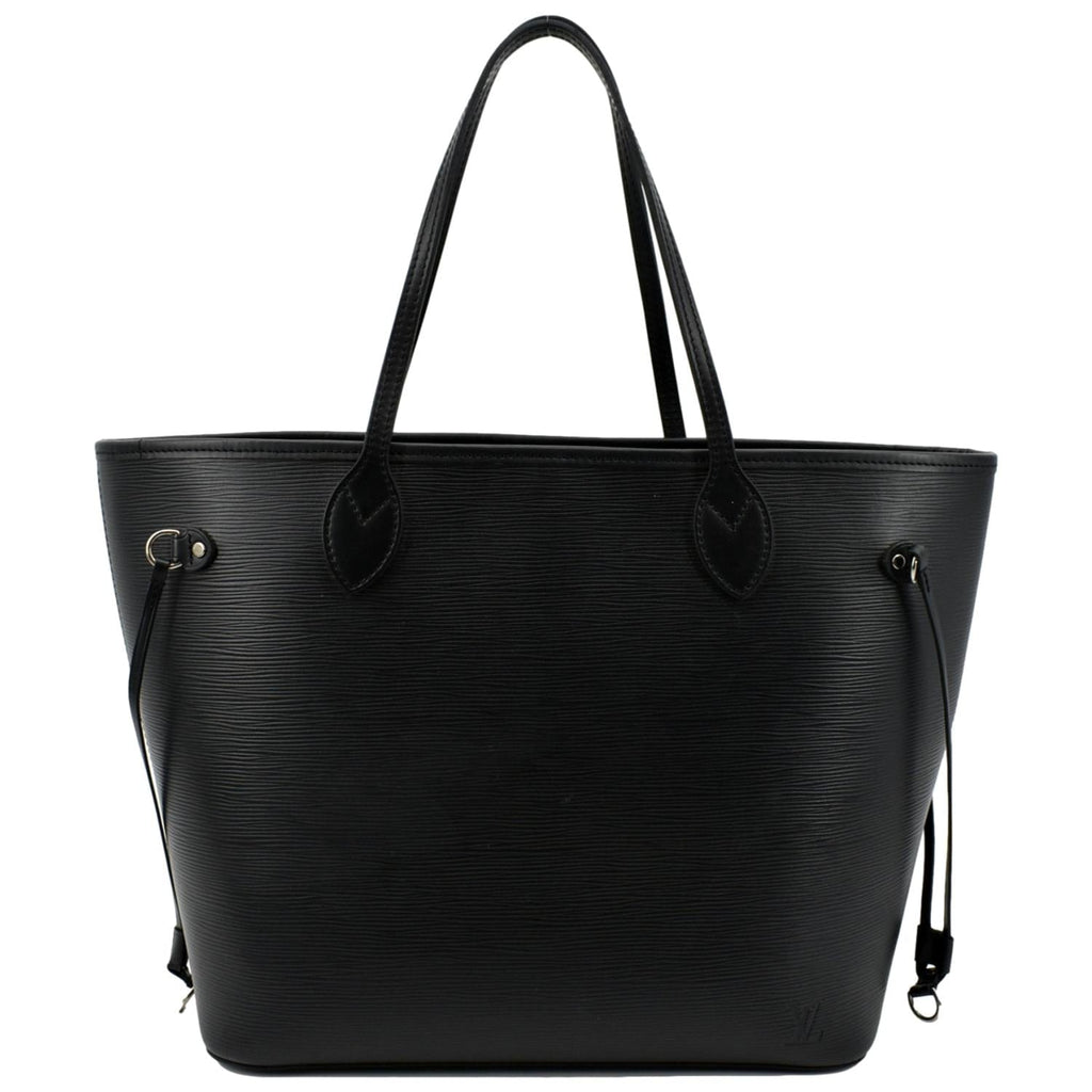 LOUIS VUITTON Neverfull Epi Leather Tote Shoulder Bag Black
