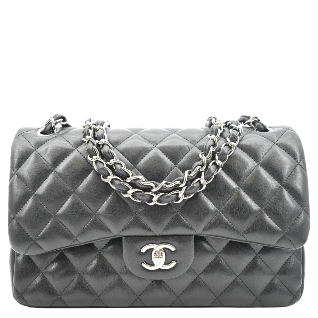 Chanel Classic Medium Double Flap Leather Shoulder Bag