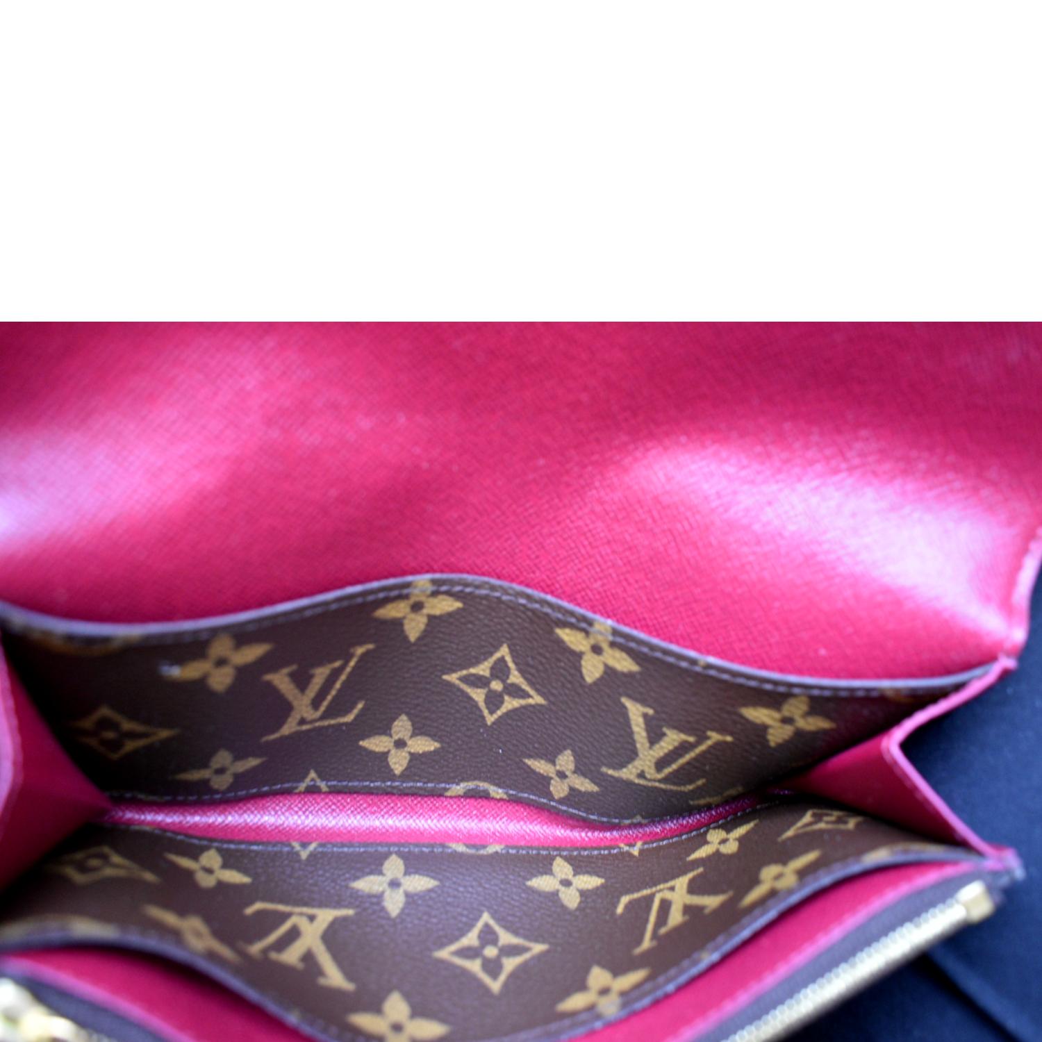 LOUIS VUITTON Sarah Monogram Canvas Wallet Brown