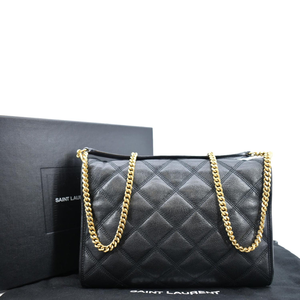 Yves Saint Laurent Becky Quilted Leather Shoulder Chain Bag