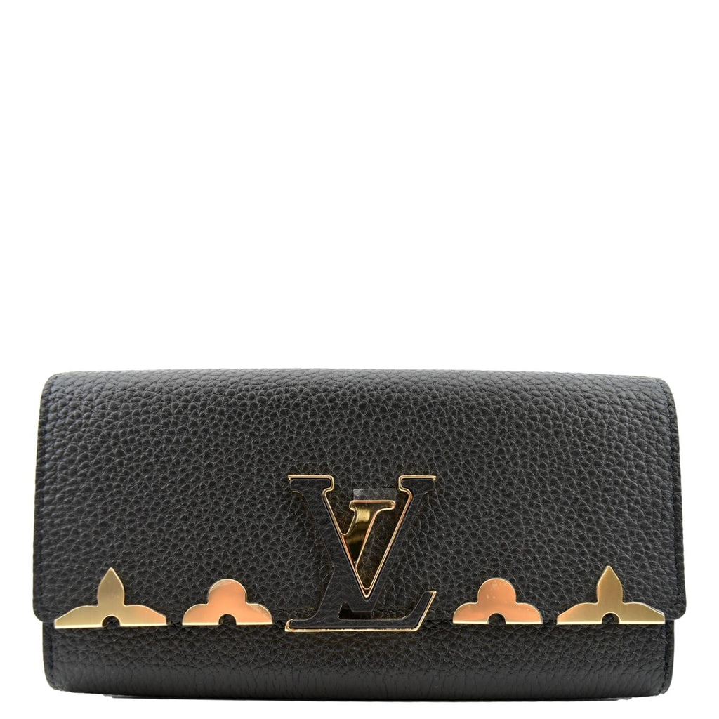 Louis Vuitton Capucines Crown Flowers Taurillon Wallet