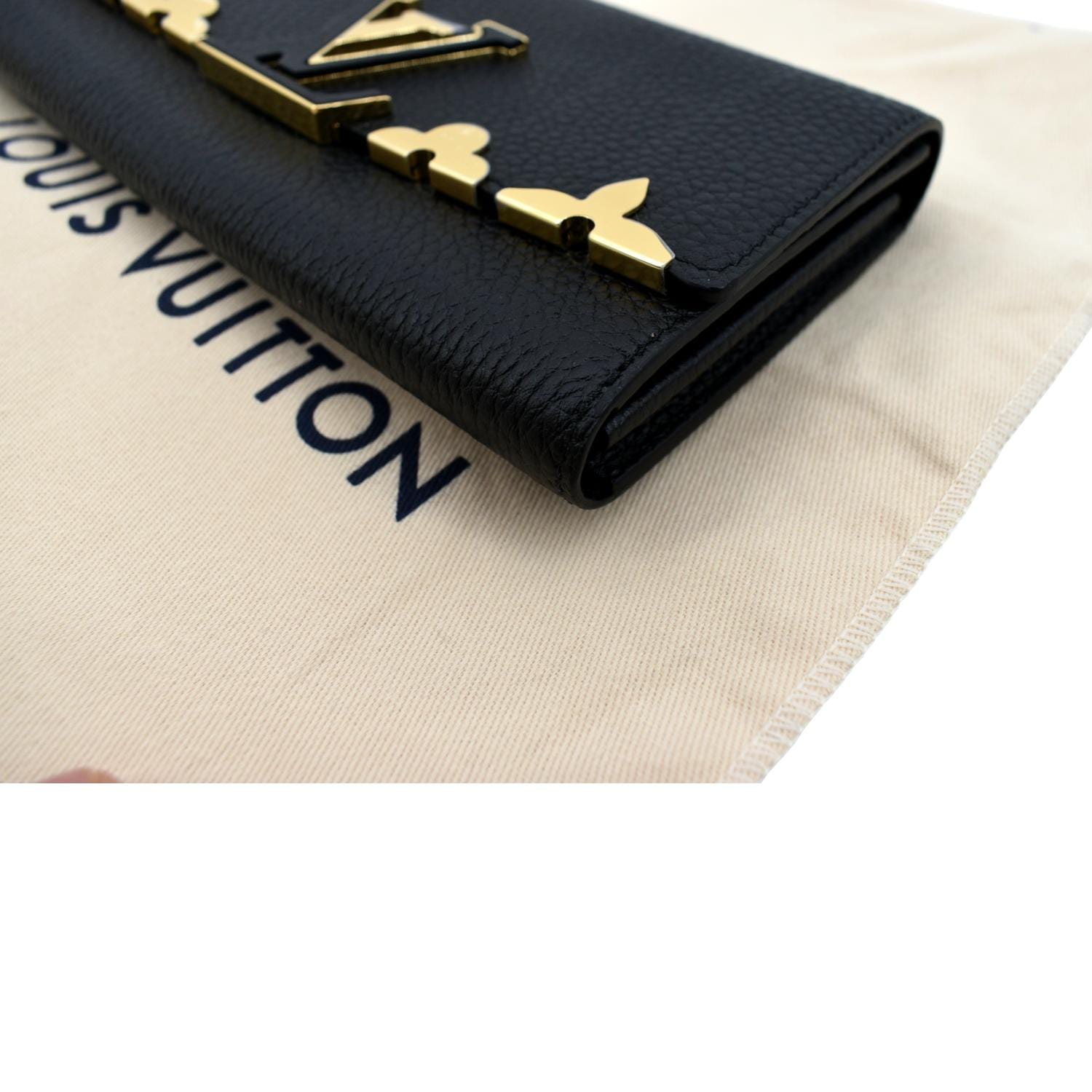 Louis Vuitton Capucines Crown Flowers Taurillon Wallet