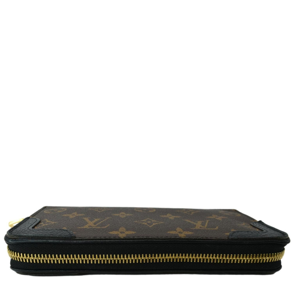 LOUIS VUITTON Retiro Monogram Canvas Zippy Wallet Brown