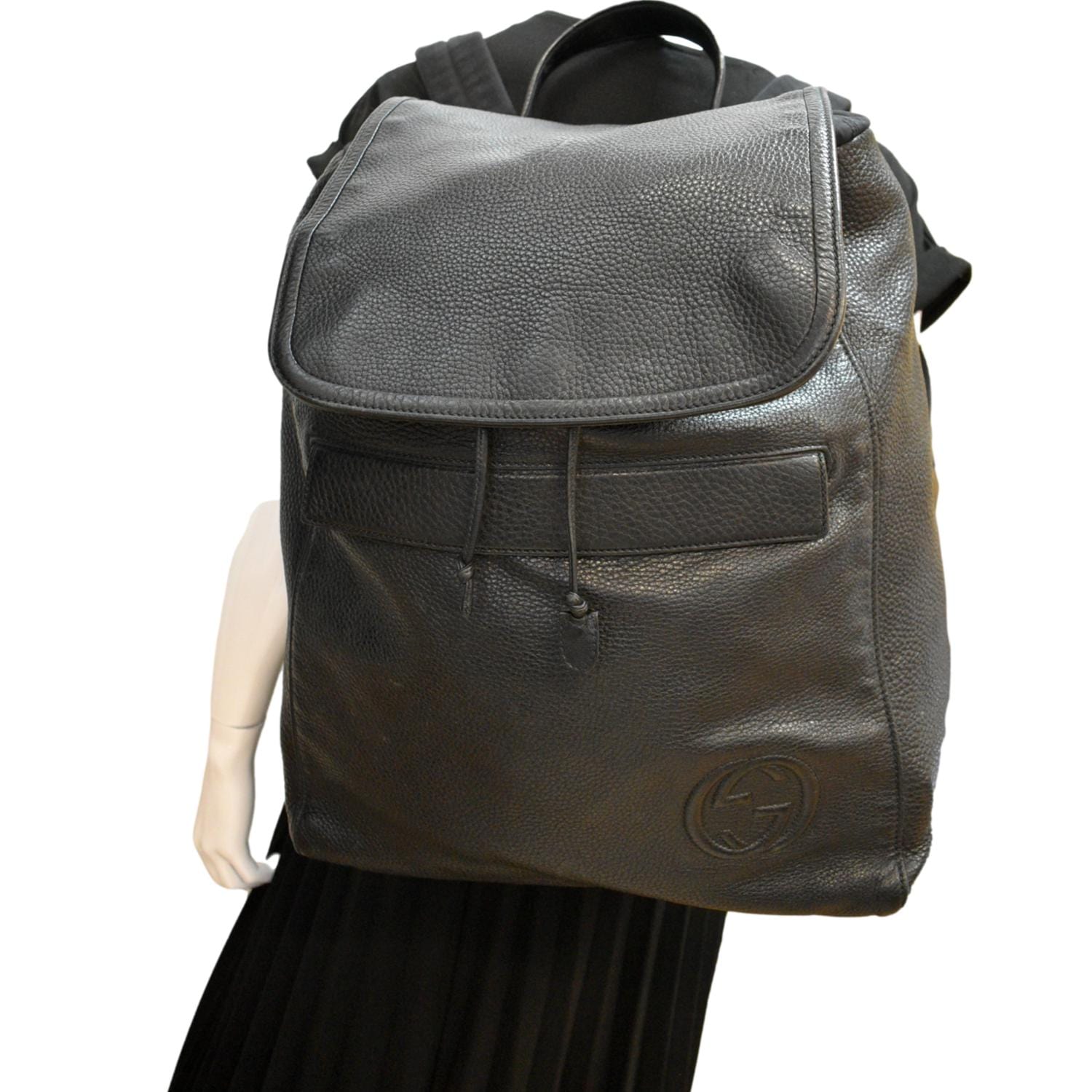gucci backpack grey