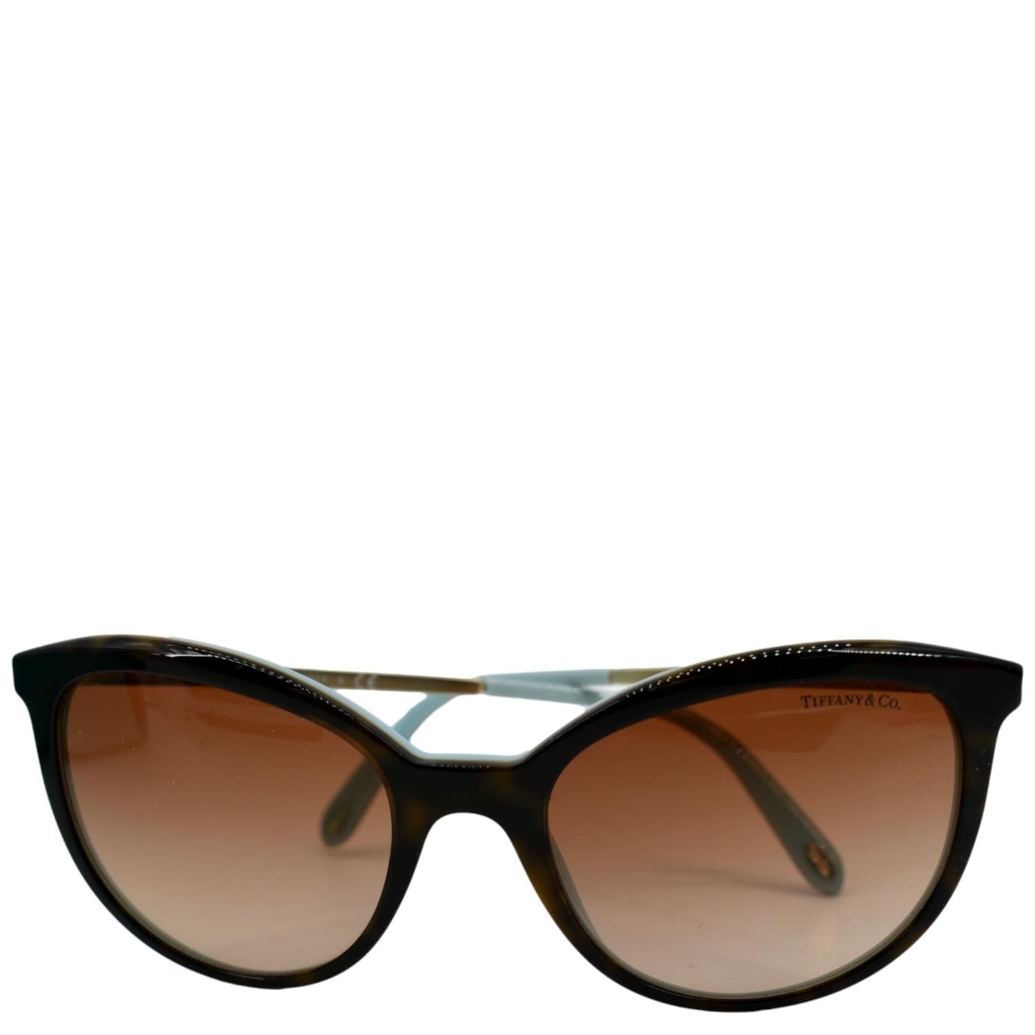 TIFFANY & CO TF4117B 8134/3B Havana Blue Sunglasses Brown Gradient Len