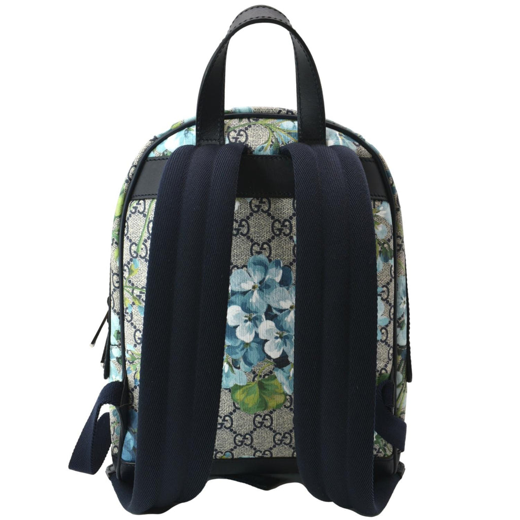 Gucci Blooms GG Supreme Monogram Backpack Light Blue