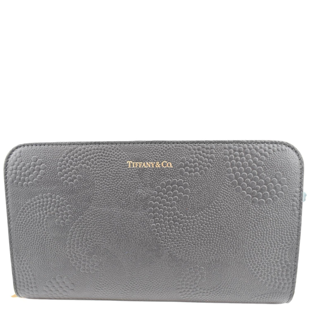 Tiffany & Co Wave Leather Wallet Black