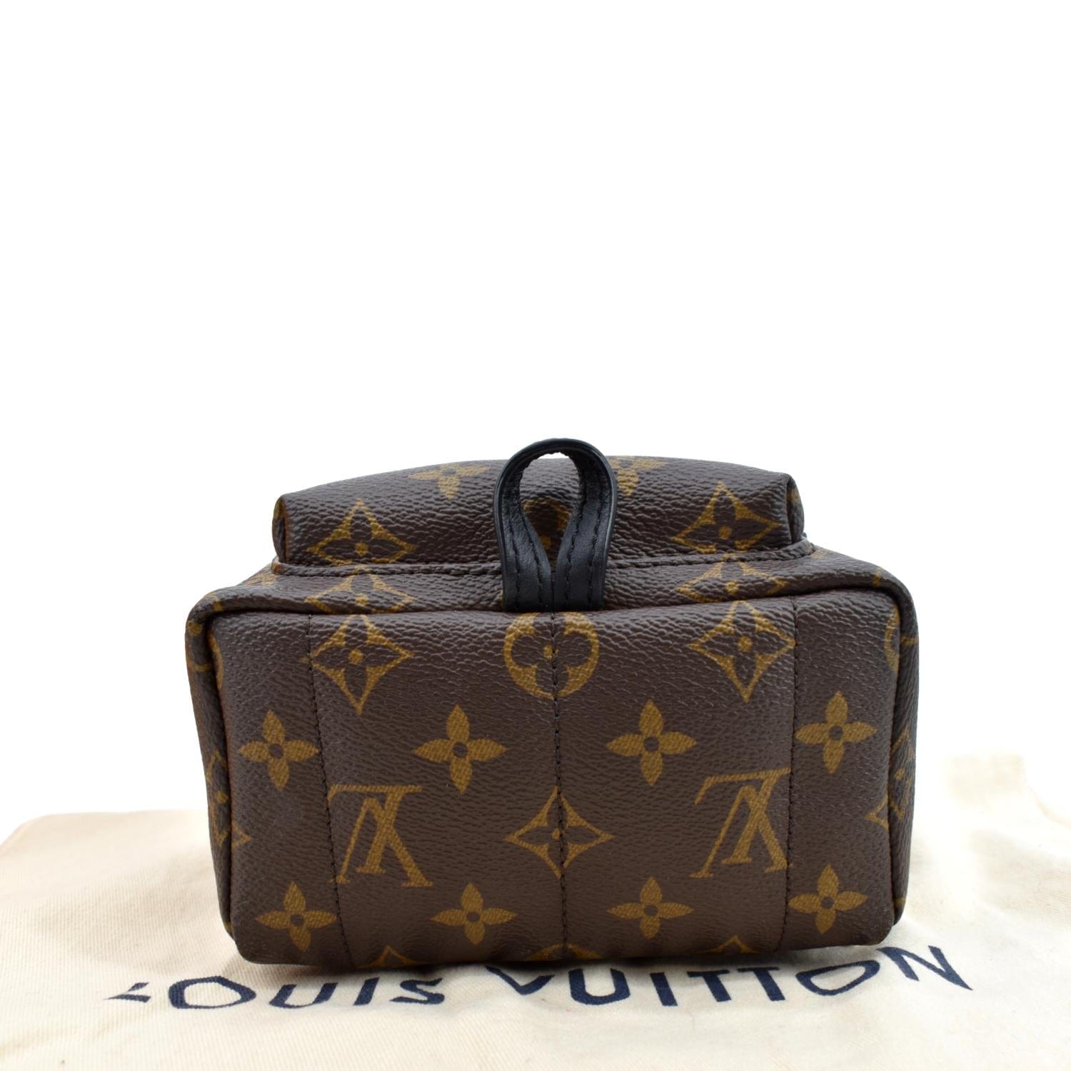 LOUIS VUITTON Palm Springs Mini Monogram Canvas Backpack Brown