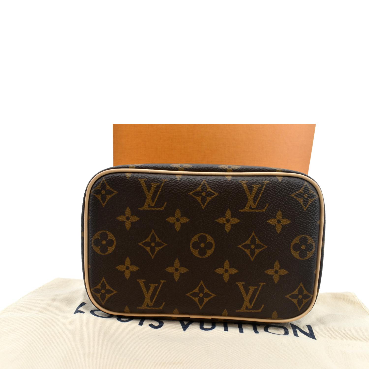 Louis Vuitton Nice Mini Monogram Canvas Toiletry Pouch