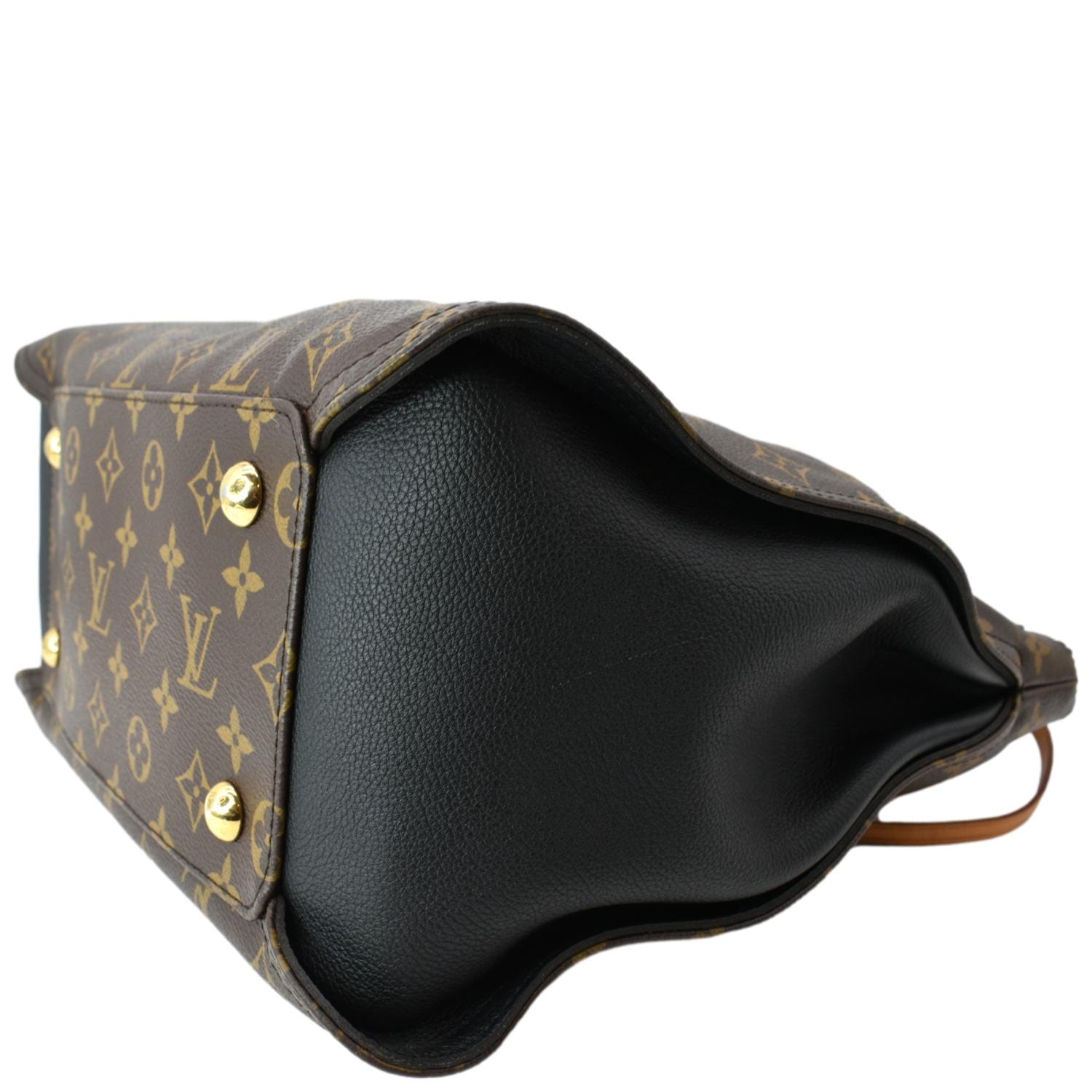 LOUIS VUITTON Gaia Monogram Canvas Shoulder Bag Brown