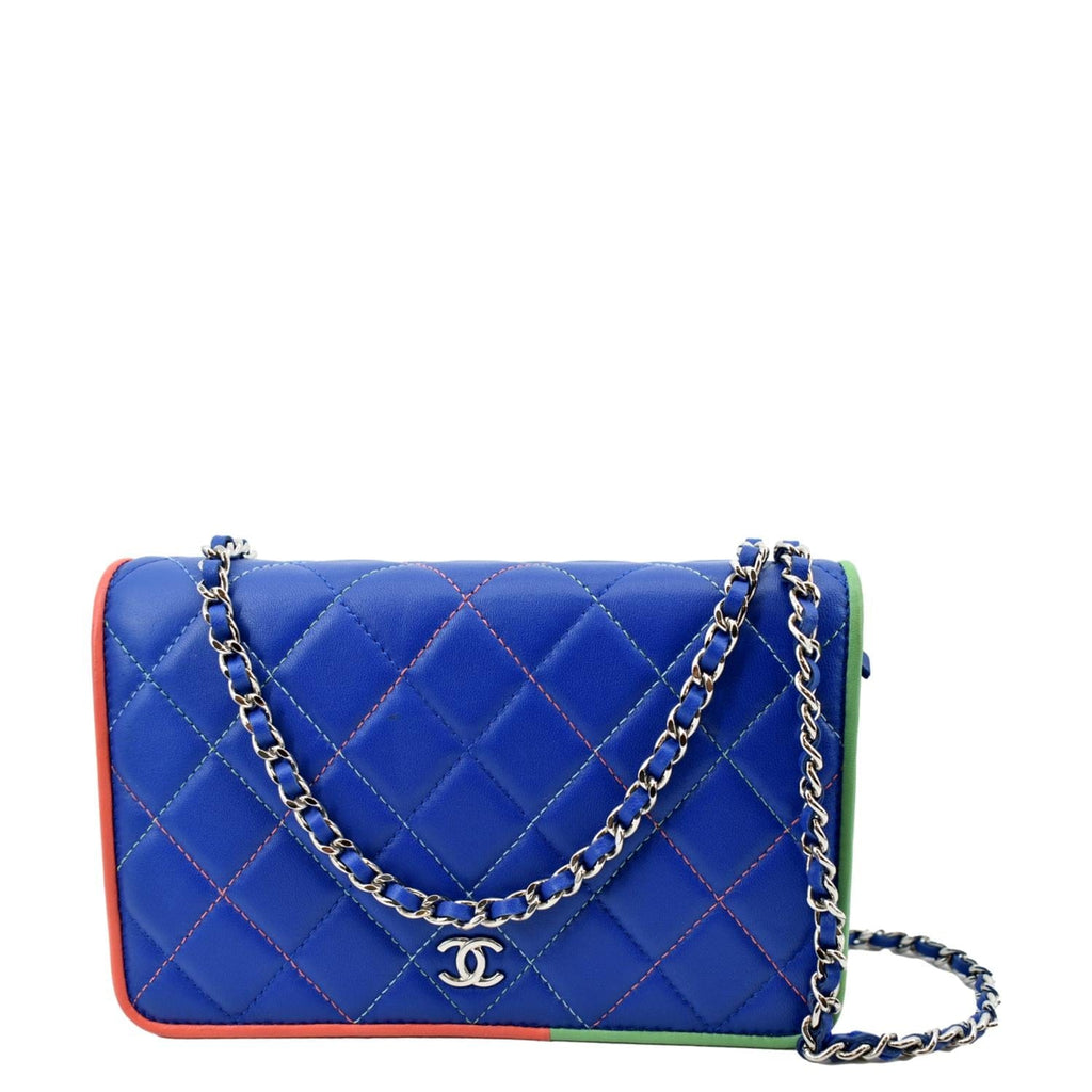 Chanel Wallet On Chain Quilted Leather Crossbody Bag