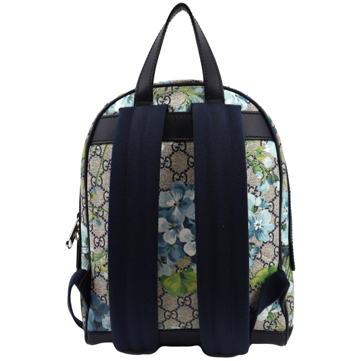 GUCCI Blooms GG Supreme Monogram Backpack Light Blue 546327