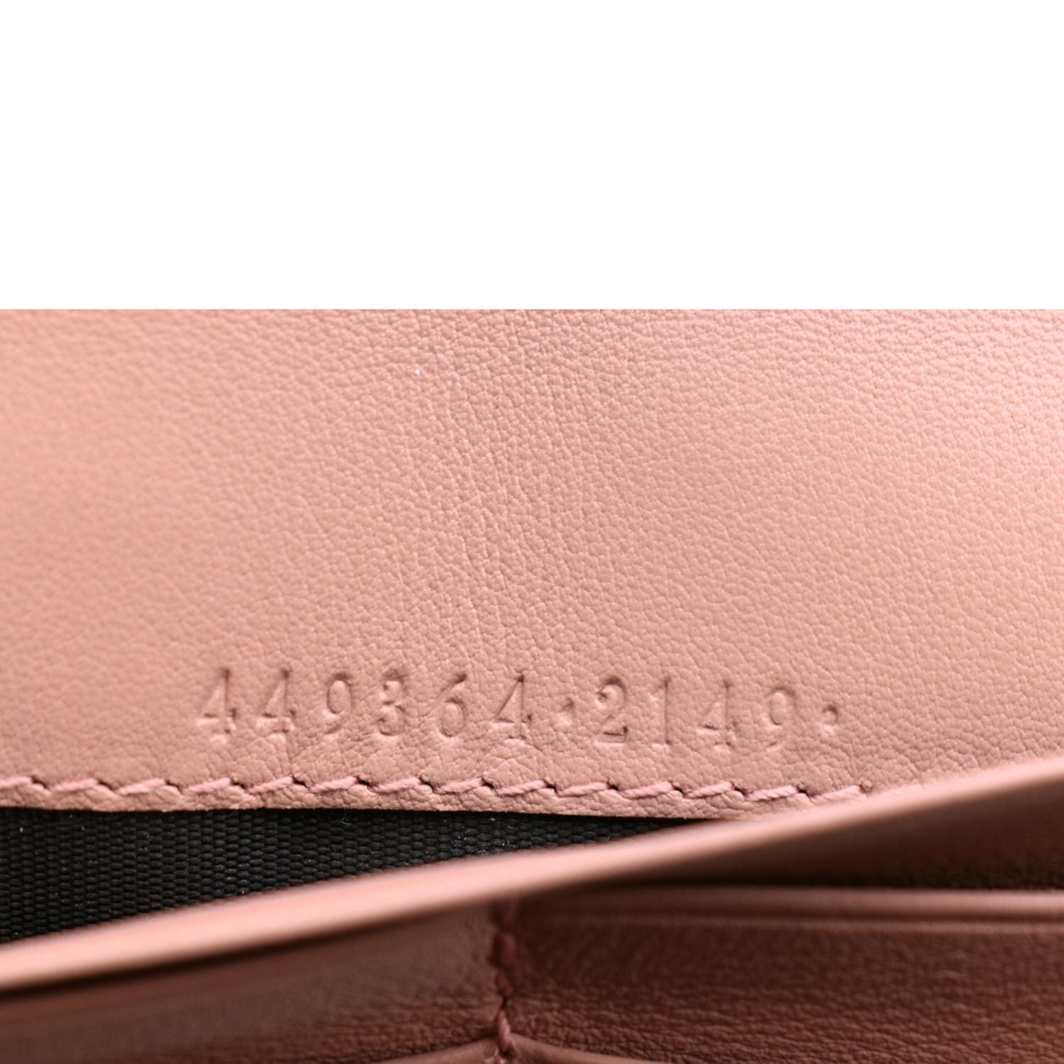 Gucci Leather Wallet Light Pink