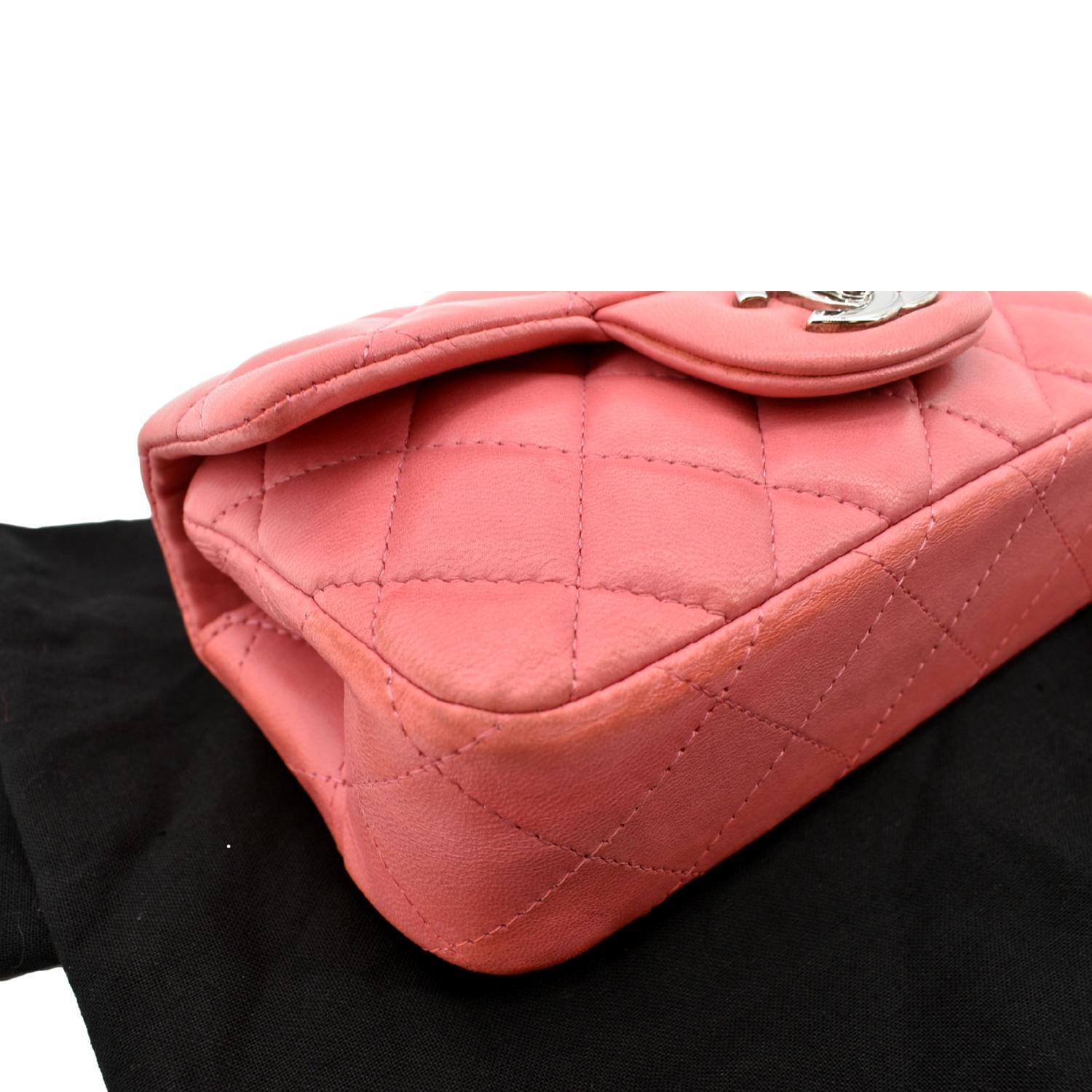 Chanel Extra Mini Flap Quilted Leather Crossbody Bag