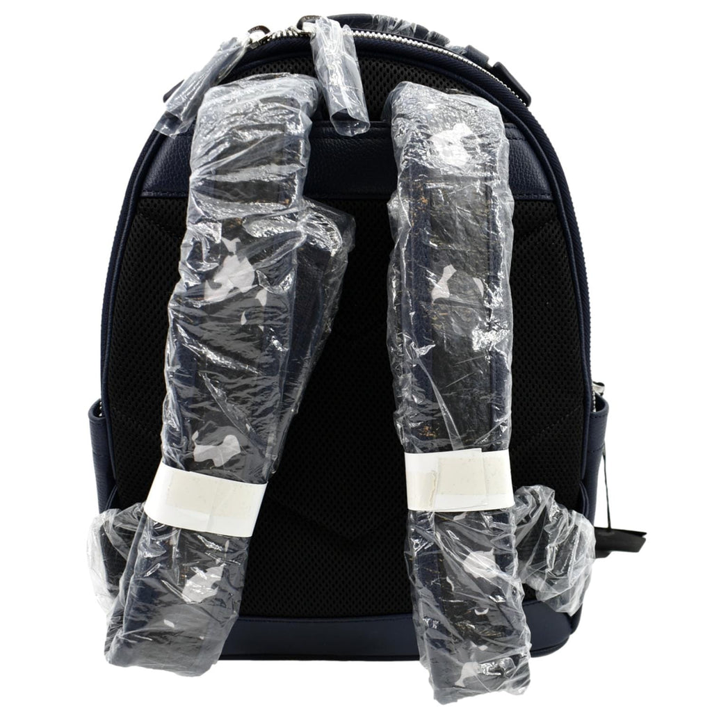 MCM New Camo Stark Floral Visetos Backpack Bag Navy Blue