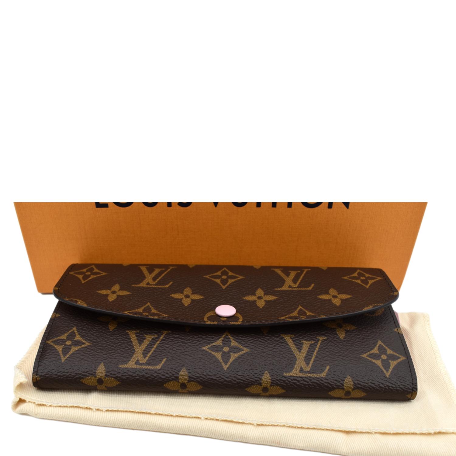 Louis Vuitton Emilie Monogram Wallet Rose Ballerine