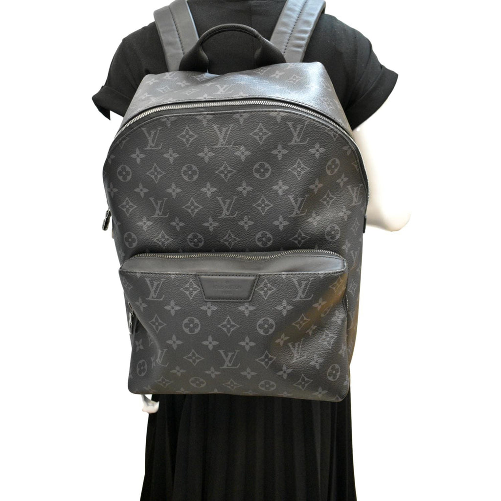 LOUIS VUITTON Discovery PM Monogram Eclipse Backpack Bag Black
