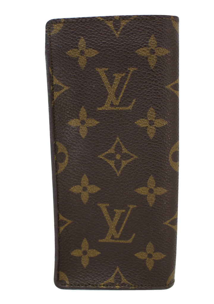 LOUIS VUITTON Monogram Canvas Simple Glasses Case